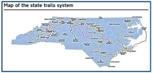 Hike the Mountains to Sea Trail at Rolling View in Falls Lake
