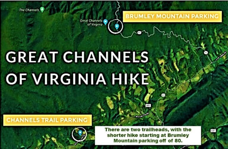 Hike the Great Channels on Brumley Mountain