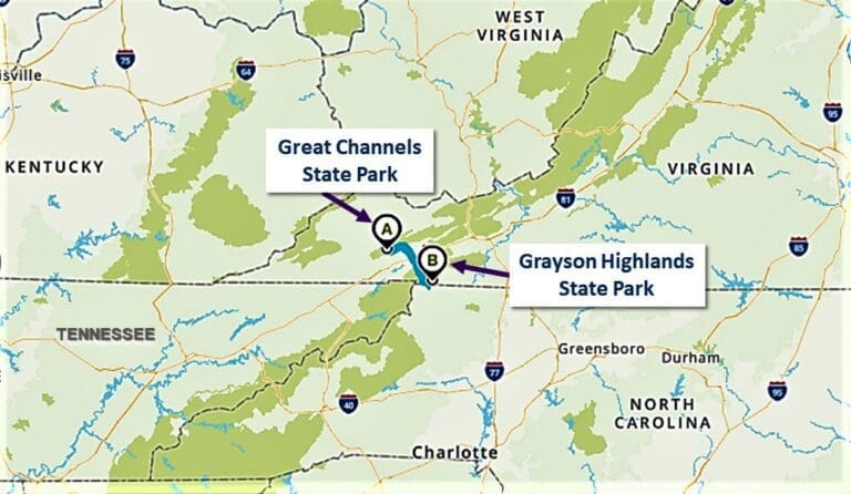 Hike the Great Channels on Brumley Mountain
